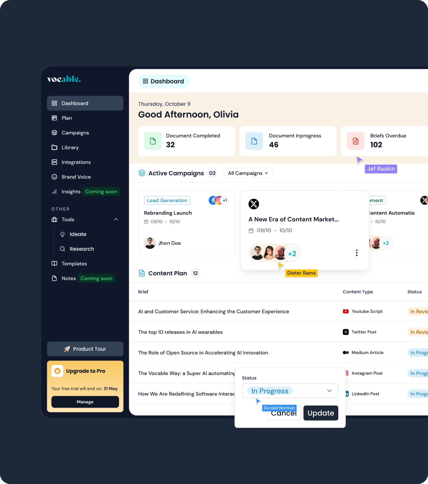 Automate Your Content Marketing with AI | Vocable AI